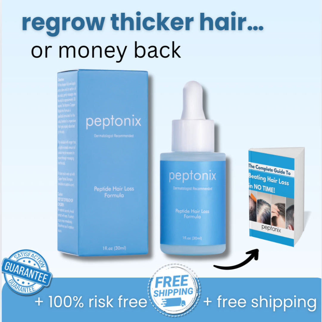 Advanced Copper Peptide Hair Regrowth Formula – Peptonix